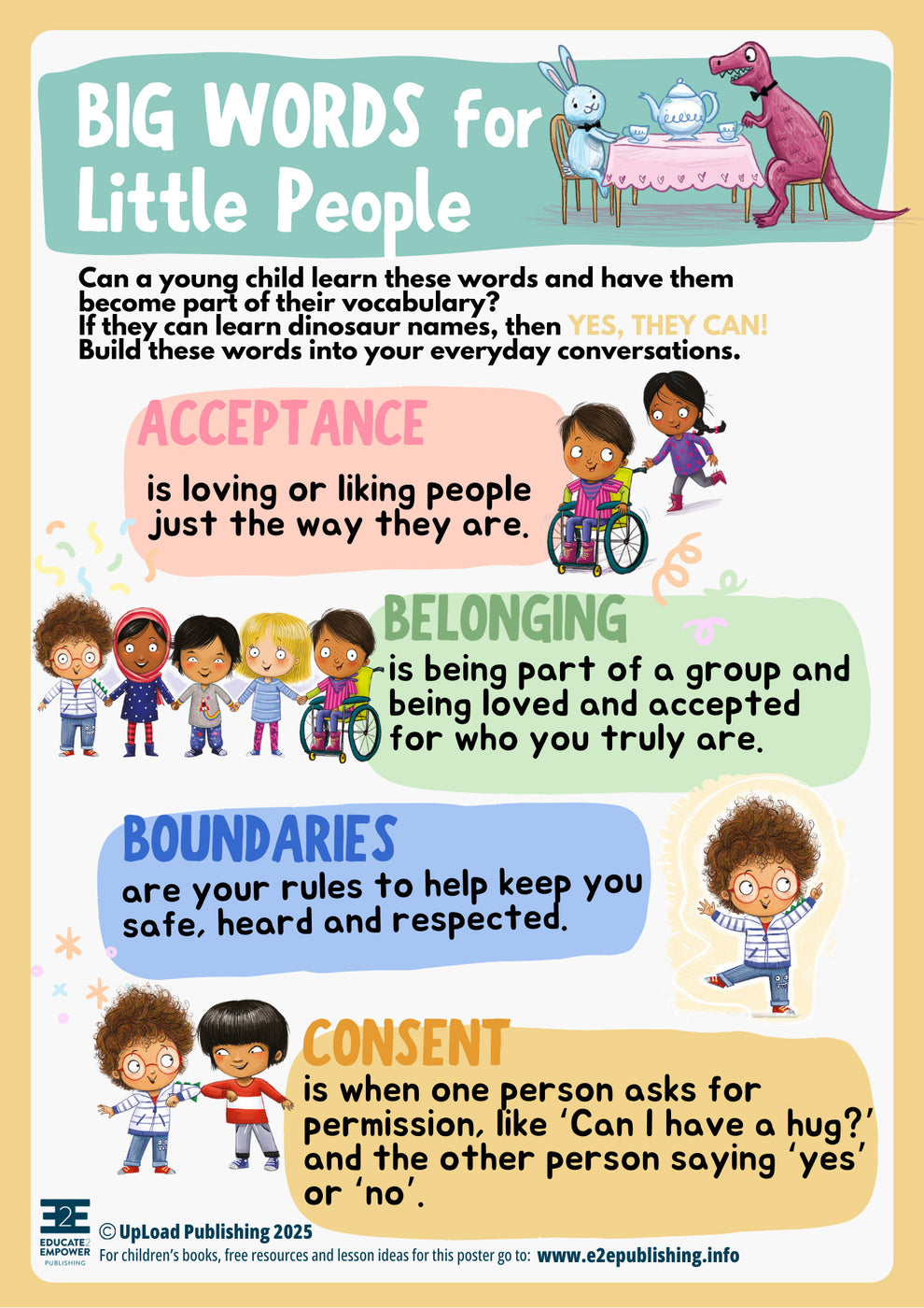 BIG WORDS for Little People – Educate2Empower Publishing