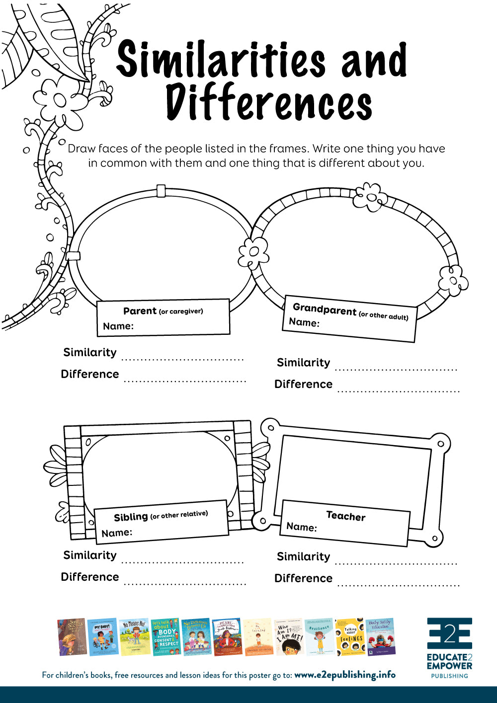 Similarities & Differences – Educate2Empower Publishing